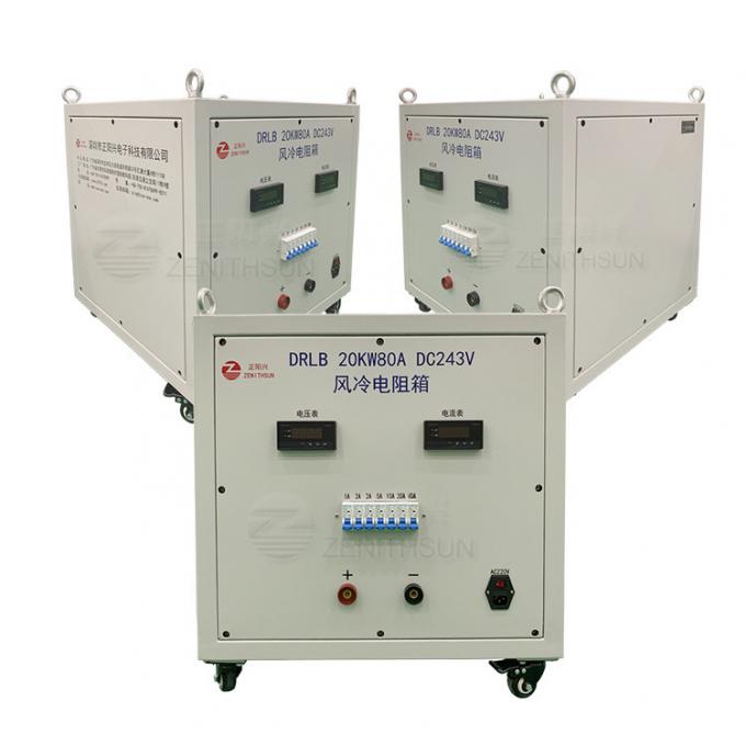 250V 80A DC Dummy Load Bank Portable Variable Resistive Fans Cooling